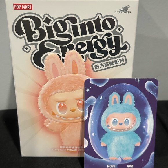 POP MART | Toys | Pop Mart Big Into Energy Labubu Hope Authentic New ...